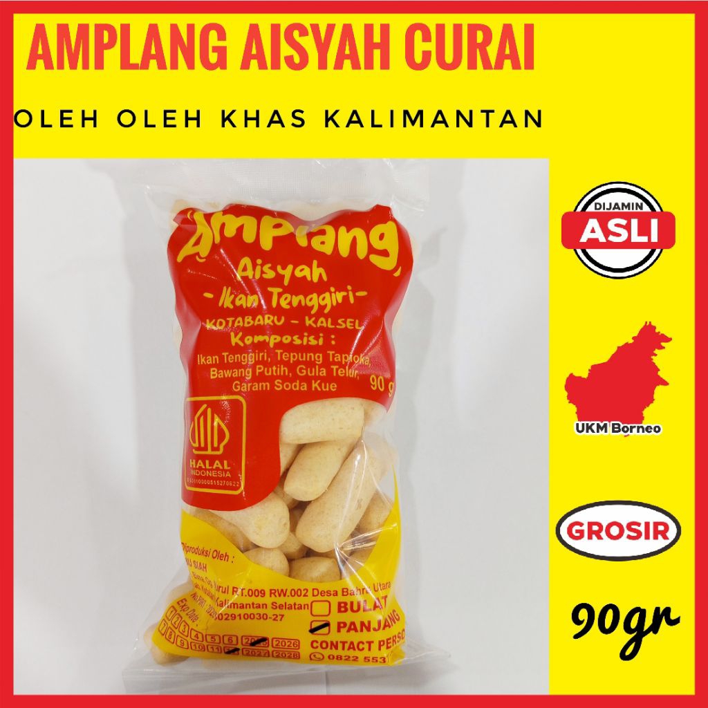 Jual Amplang Aisyah Curai Oleh Oleh Banjarmasin Kalimantan | Shopee ...