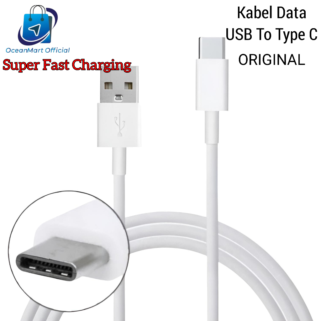 Jual Kabel USB To Type C Cable Data Samsung Original Fast Charging HP ...