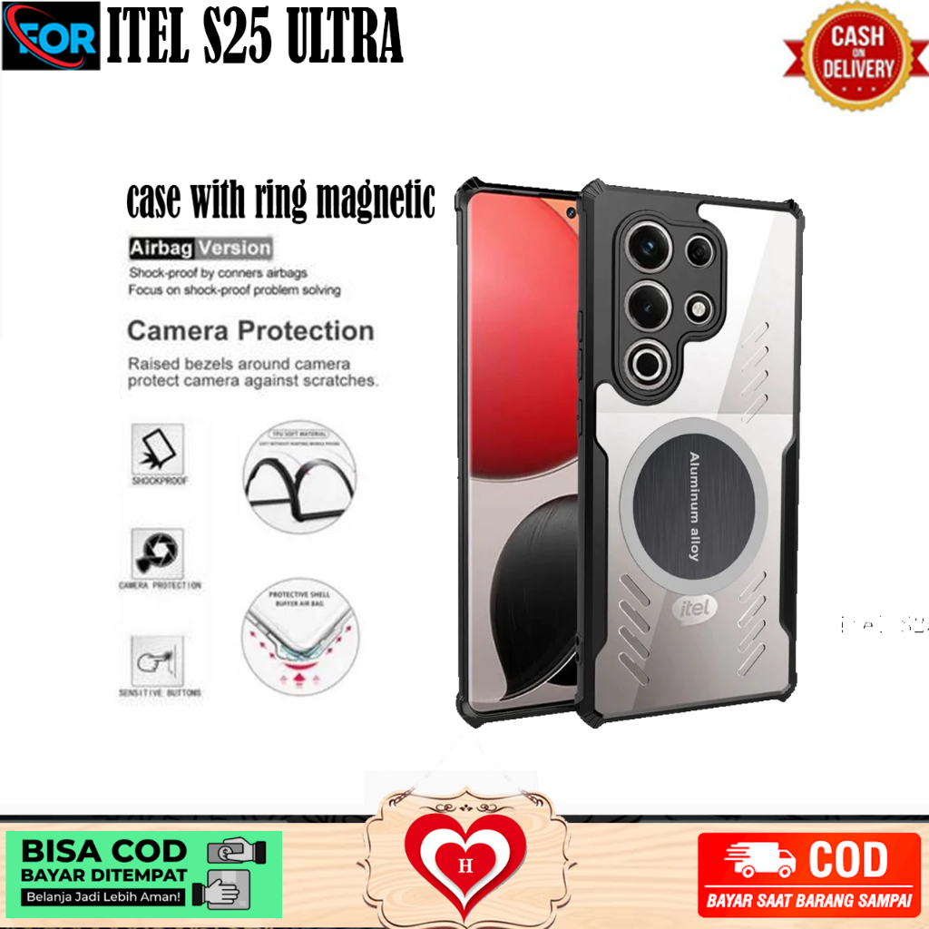 Jual Case Cooling ITEL S25 ULTRA Casing Gaming Magsafe Fan Heat Cooler ...