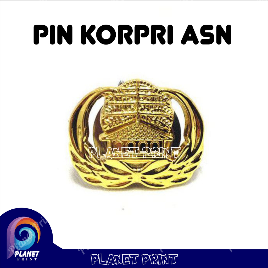 Jual Pin ASN Pin Korpri Premium Lencana Korpri Pin Korpri ASN Abdi ...