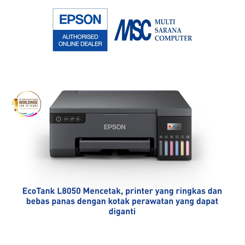 Jual EPSON Printer L8050 L-8050 L 8050 Wifi Foto Card ID Pengganti L805 | Shopee Indonesia
