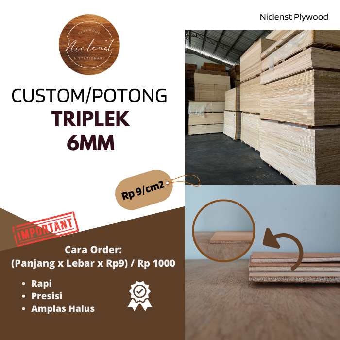 Jual Custom Triplek/Multiplek 6MM – Harga Murah Per Cm | Shopee Indonesia