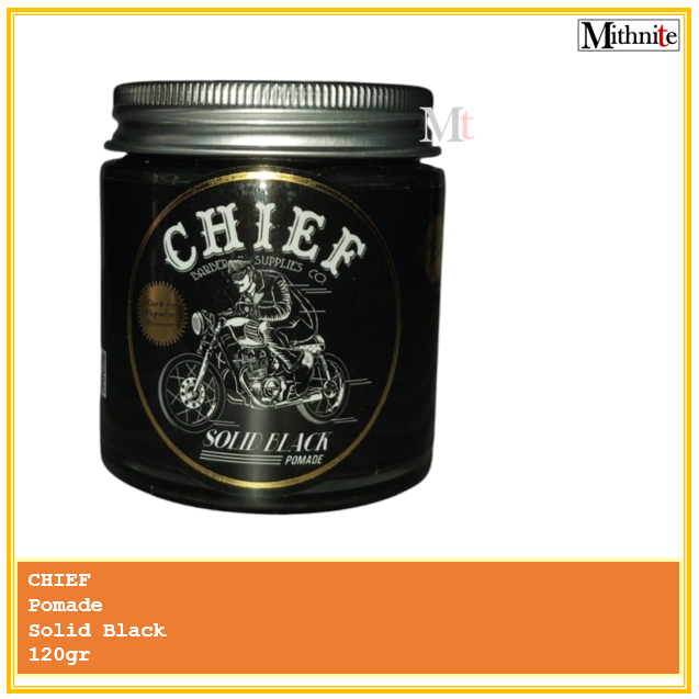Jual Chief Solid Black water based Pomade 120 gr | Shopee Indonesia