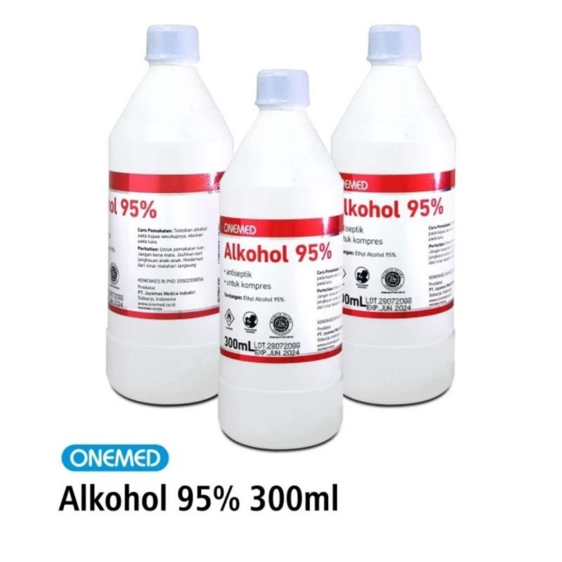 Jual Alkohol 95% Onemed 1 Liter Cairan Antiseptik Sterilisasi Alat ...