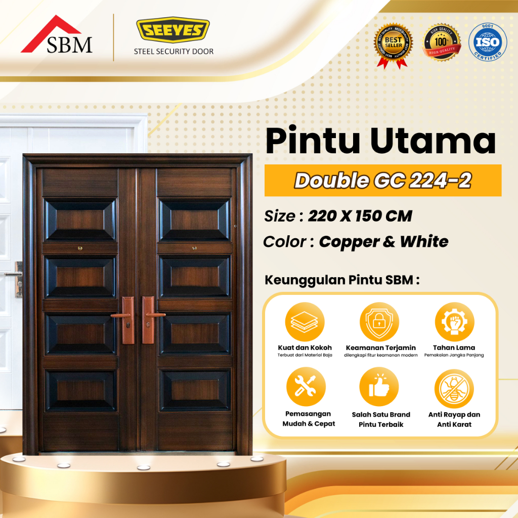 Jual SEEYES - Pintu Rumah | Pintu Utama | Pintu Baja Anti Karat Anti ...
