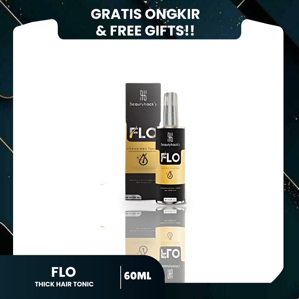 Jual FLO HAIR TONIC (FREE GIFT) Penumbuh Rambut Kebotakan Dini 60ML ...