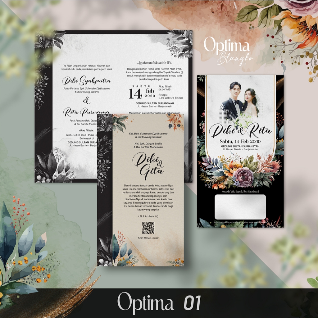 Jual Optima OP 01 - 06 Blangko Undangan | Blangko Undangan Murah | Shopee Indonesia