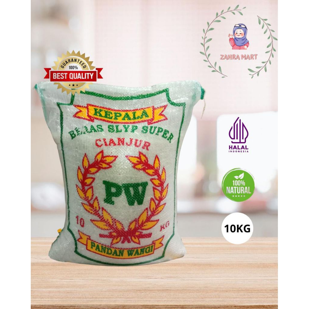 Jual BERAS WANGI CAP PW 3 KG 5 KG dan 10 KG MURAH PULEN | Shopee Indonesia