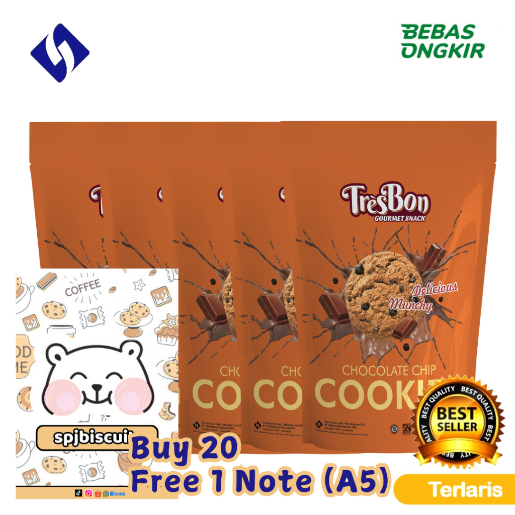 Jual Tresbon Cookies Pouch 22 gr - Isi 5 Pouch | Shopee Indonesia
