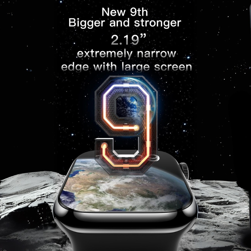 Jual SmartWatch 9 Max 45mm GPS NFC Waterproof Bluetooth Call Jam Detak ...