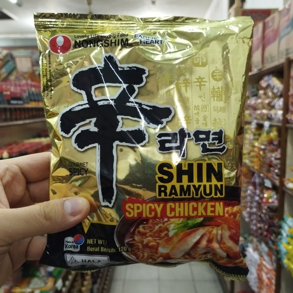 Jual NONGSHIM SHIN RAMYUN SPICY CHICKEN FLAVOR NOODLE NONG SHIM 120 g ...