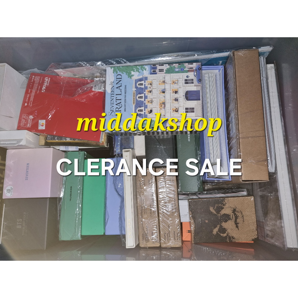Jual [CLEARANCE SALE] BTS TAEHYUNG JUNGKOOK SEVENTEEN ALBUM UNSEALED ...