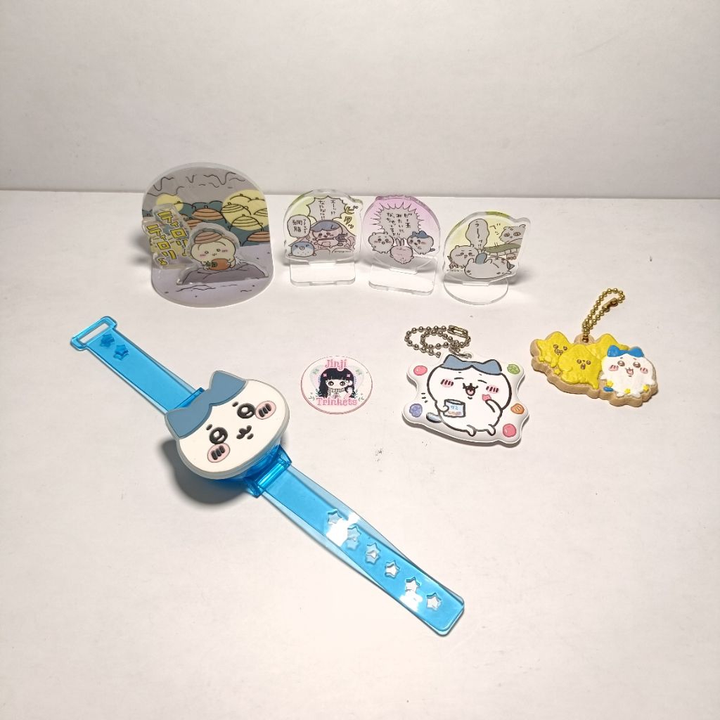 Jual hachiware chiikawa stuff keychain acrylic stand mini cute trinkets ...