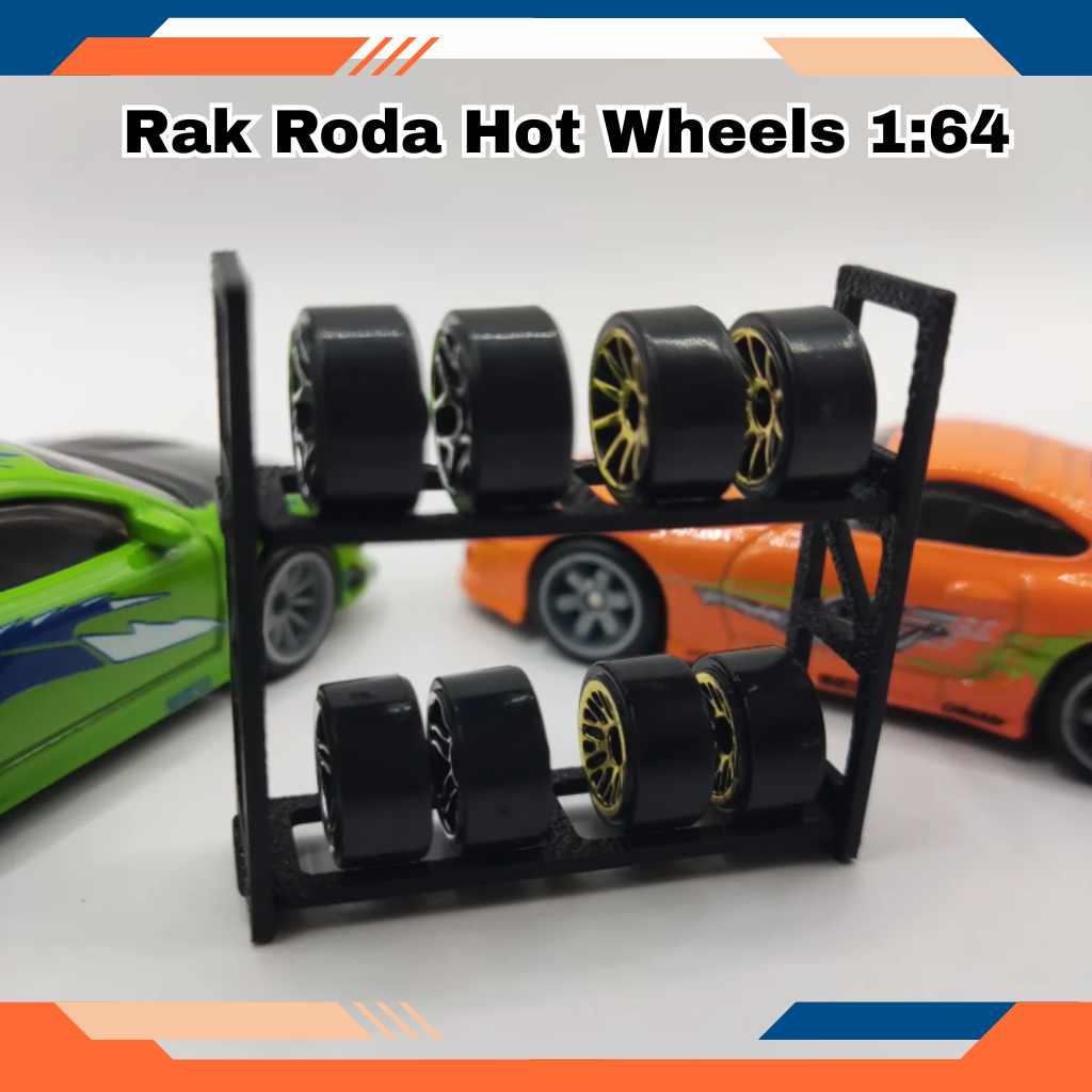 Jual Aksesoris Diorama Miniatur Rak Display Roda Hot Wheels skala 1:64 ...