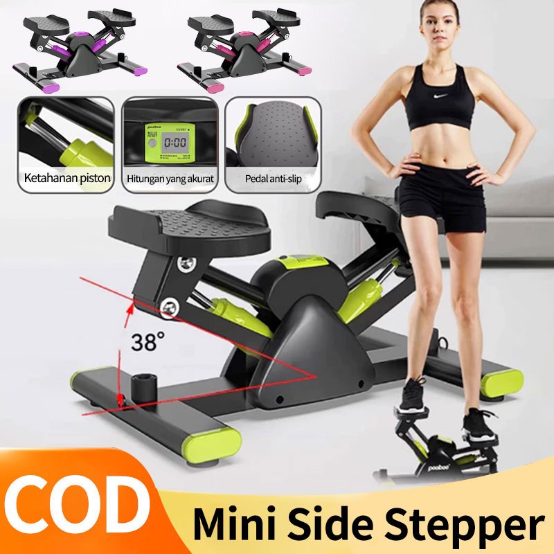 Jual Mini Side Stepper V-Shape Stepalker Glider Steper Alat Olahraga Pembakar Lemak | Shopee ...