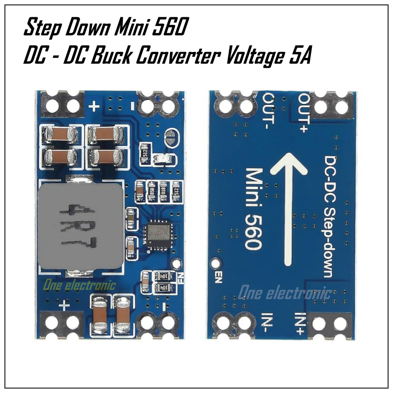 Jual DC DC Step Down Mini-560 Fixed, 5A.max Voltage Buck Converter 3.3V 5V 9V 12V | Shopee Indonesia