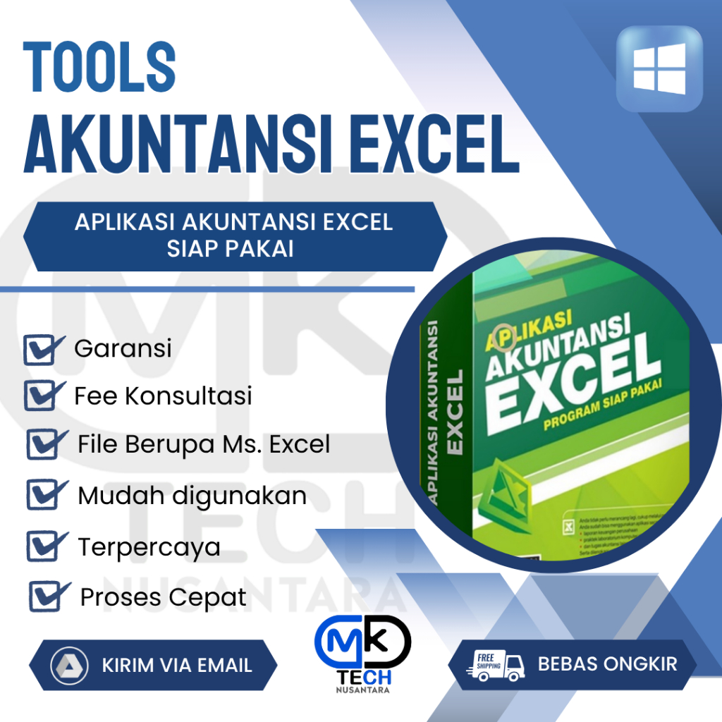 Jual APLIKASI AKUNTANSI EXCEL Program Siap Pakai - Aplikasi Akuntansi ...