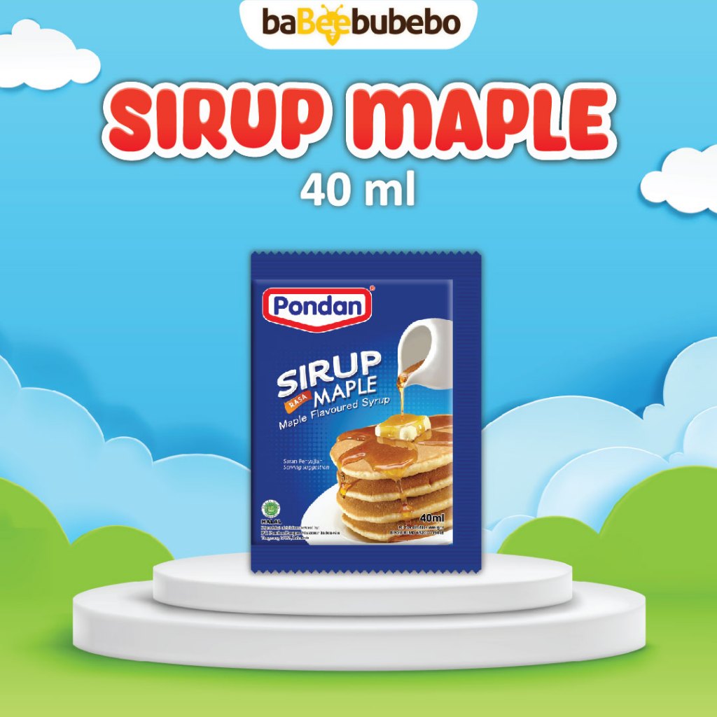 Jual Pondan Sirup Maple / Maple Syrup Sachet 40ml topping pancake ...