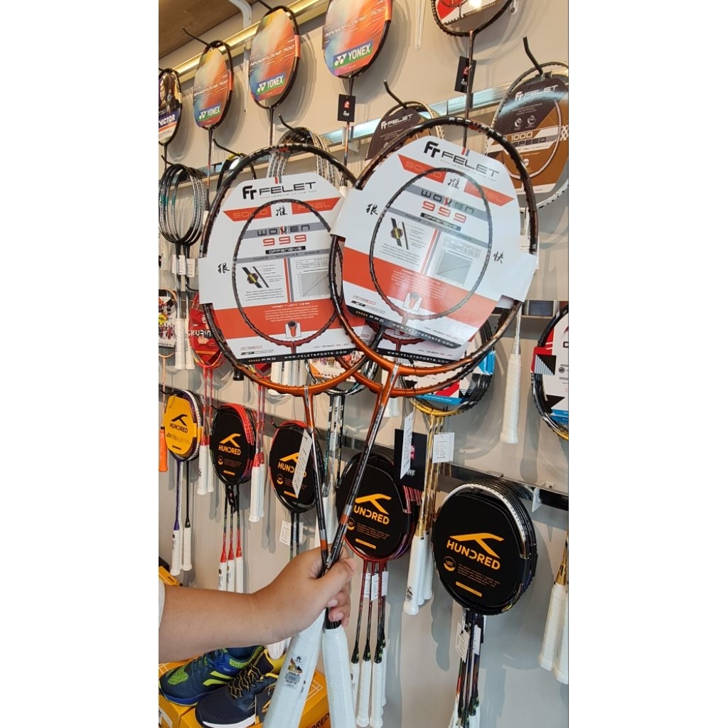 Jual RAKET FELET WOVEN 999 BADMINTON 100% ORIGINAL | Shopee Indonesia