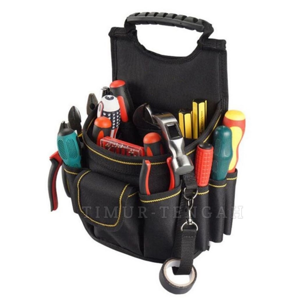 Jual Tas Pinggang Peralatan Tukang Listrik / Tas Perkakas Tool Bag Tas ...