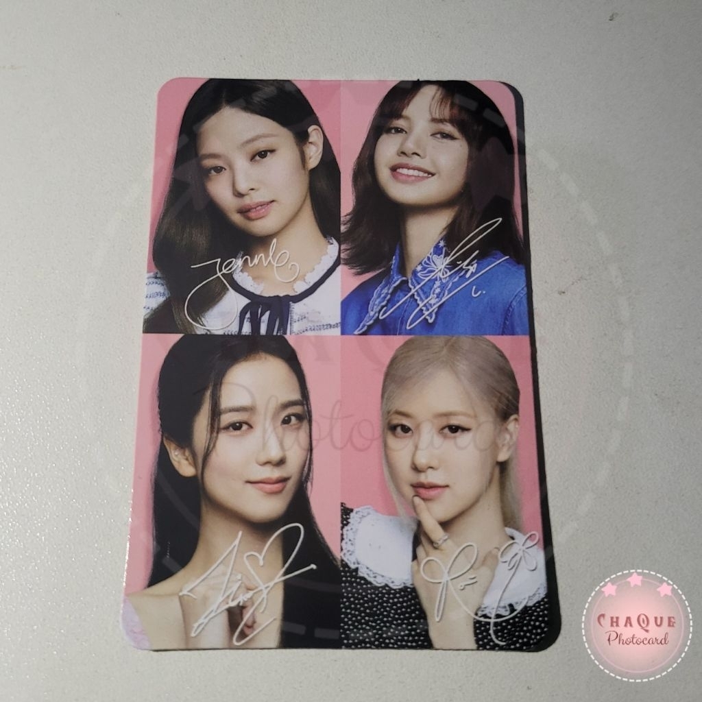 Jual [READY] FREE PHOTOCARD OFFICIAL OREO BLACKPINK || INCLUDE ADMIN ...
