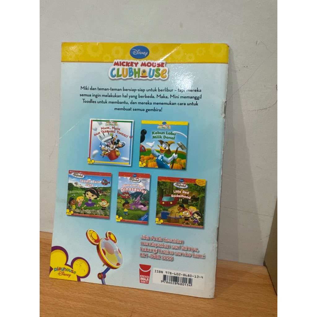 Jual Buku Disney Mickey Mouse& Little Einsteins bonus 12 kartu flash ...
