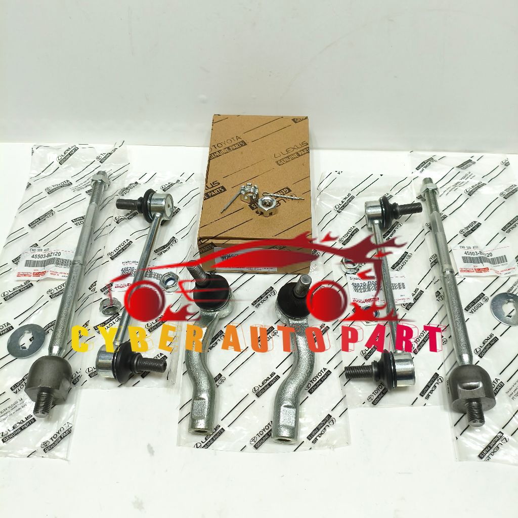 Jual Tie Rod + Long Tie Rod + Link Stabil Depan 3 Set 6Pc Toyota Grand ...