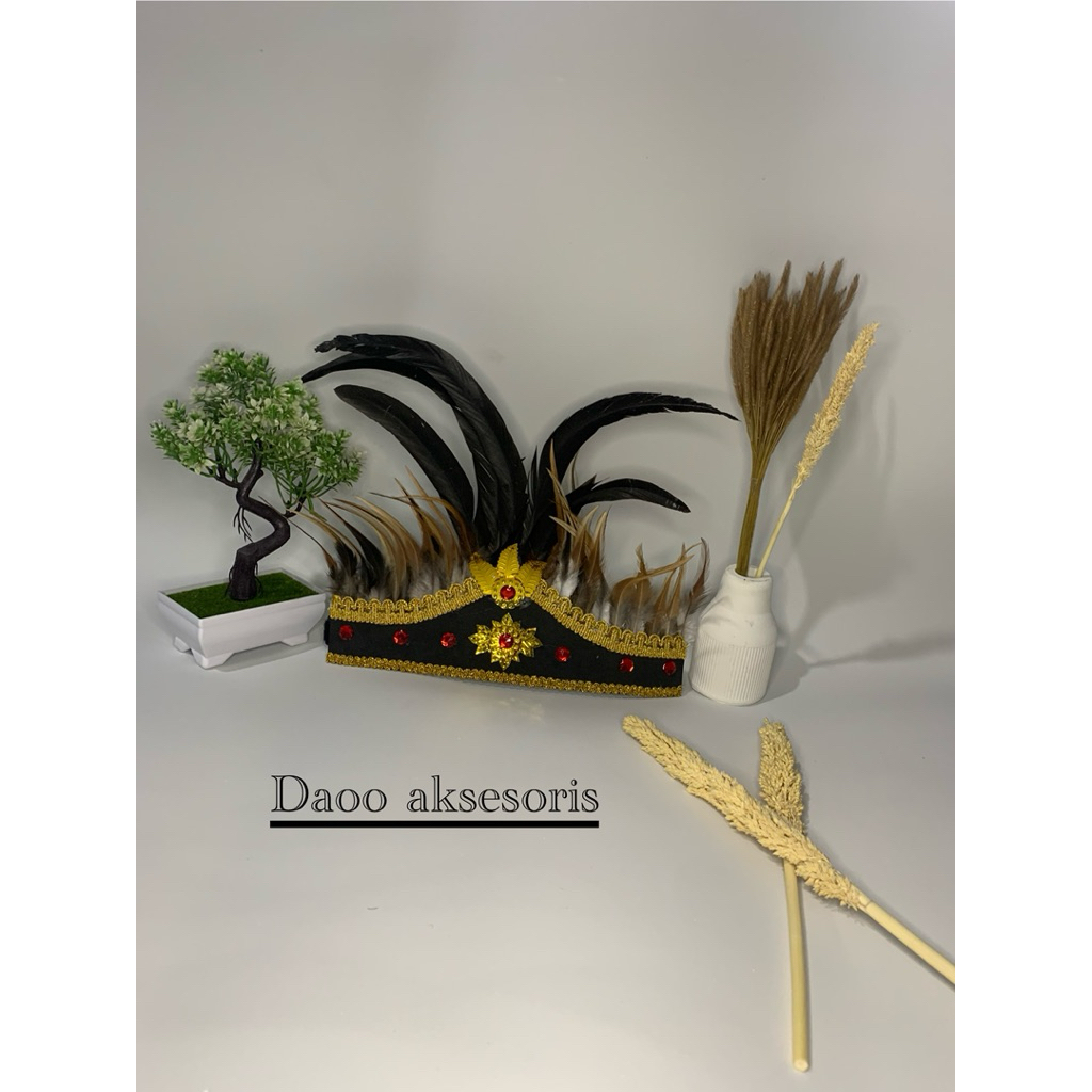 Jual Mahkota adat dayak kalimantan nusantara/mahkota karnaval/mahkota ...