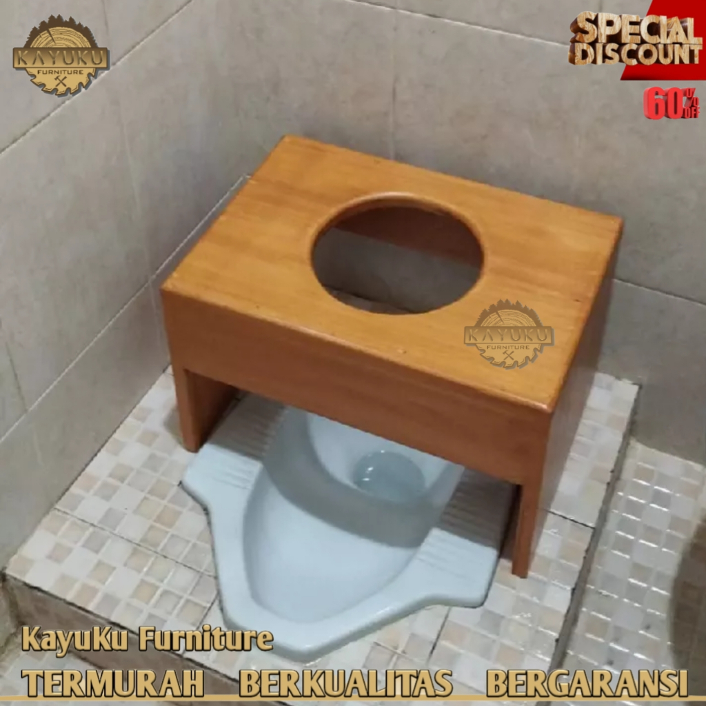 Jual KayuKu Furniture Termurah kursi wc Promo Kursi wc 47*33*T 30 cm ...