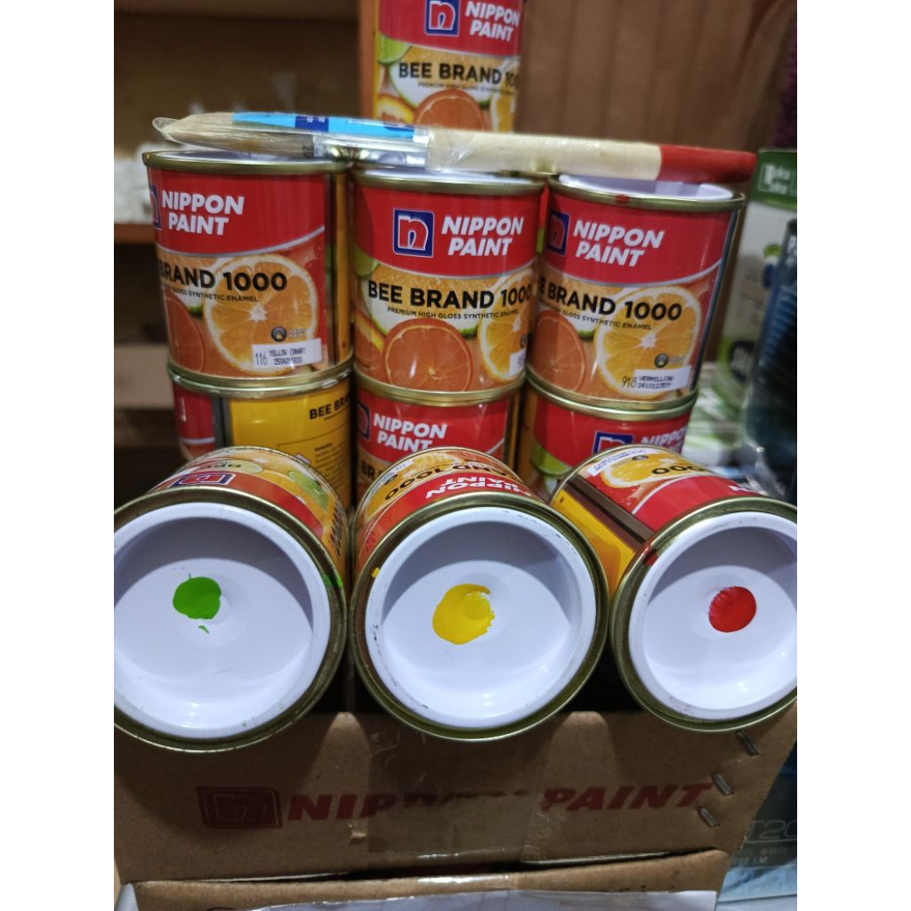 Jual BEE BRAND 1000 CAT KAYU DAN BESI UKURAN 100 ML | Shopee Indonesia