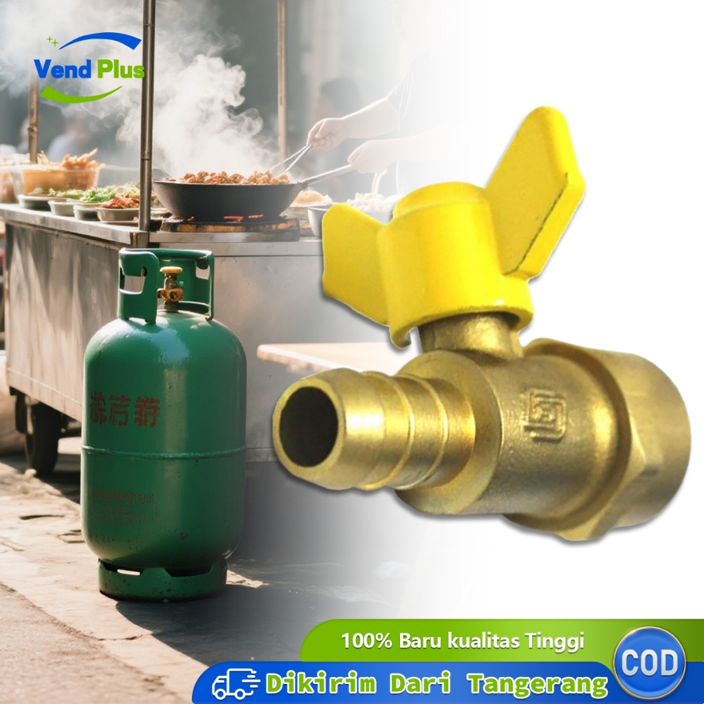 Jual 1/2 Inch Stop Kran Gas Katup Gas Full Brass Kuningan Gas Katup ...
