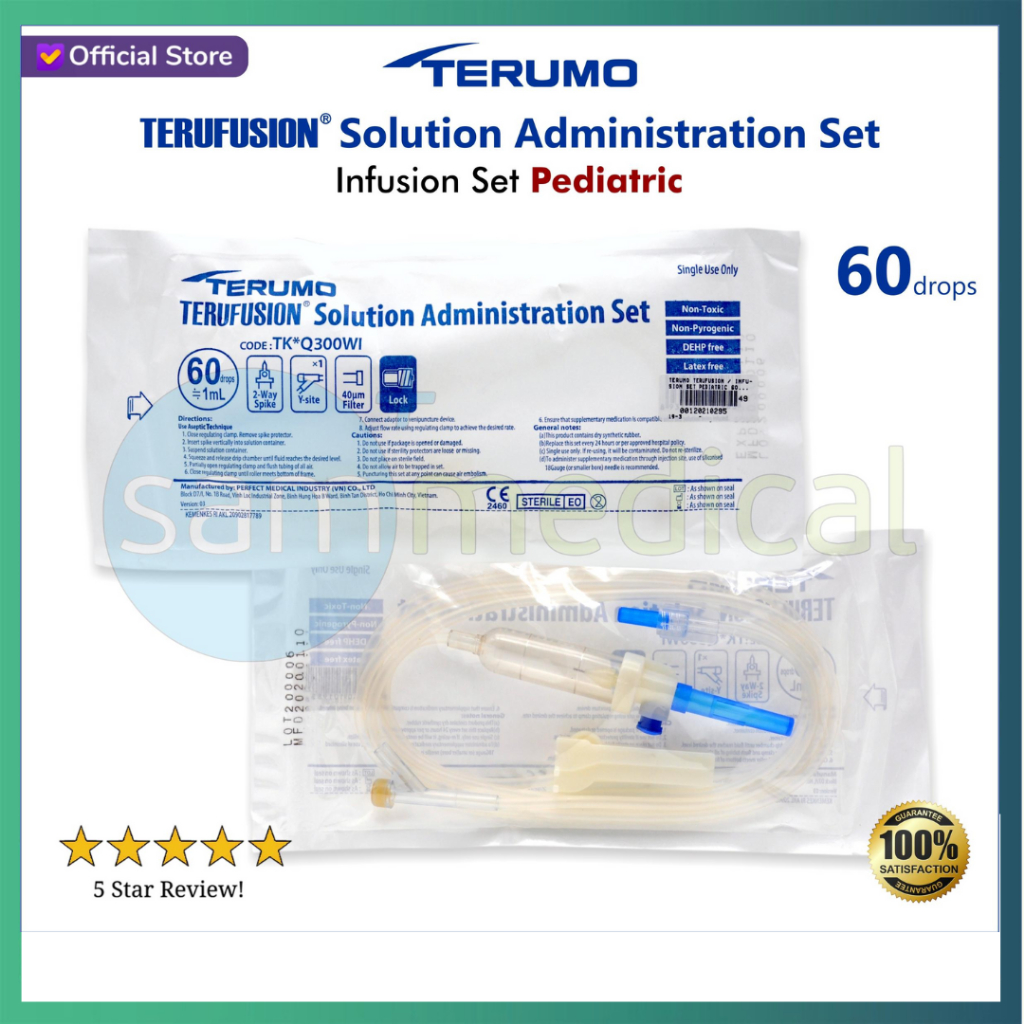Jual Terumo Infus Set Anak / Terumo Terufusion Infusion Set Anak ...