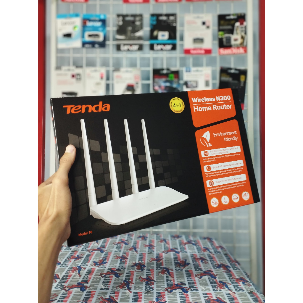 Jual Tenda F6 Wireless N300 Easy Setup Router | Shopee Indonesia