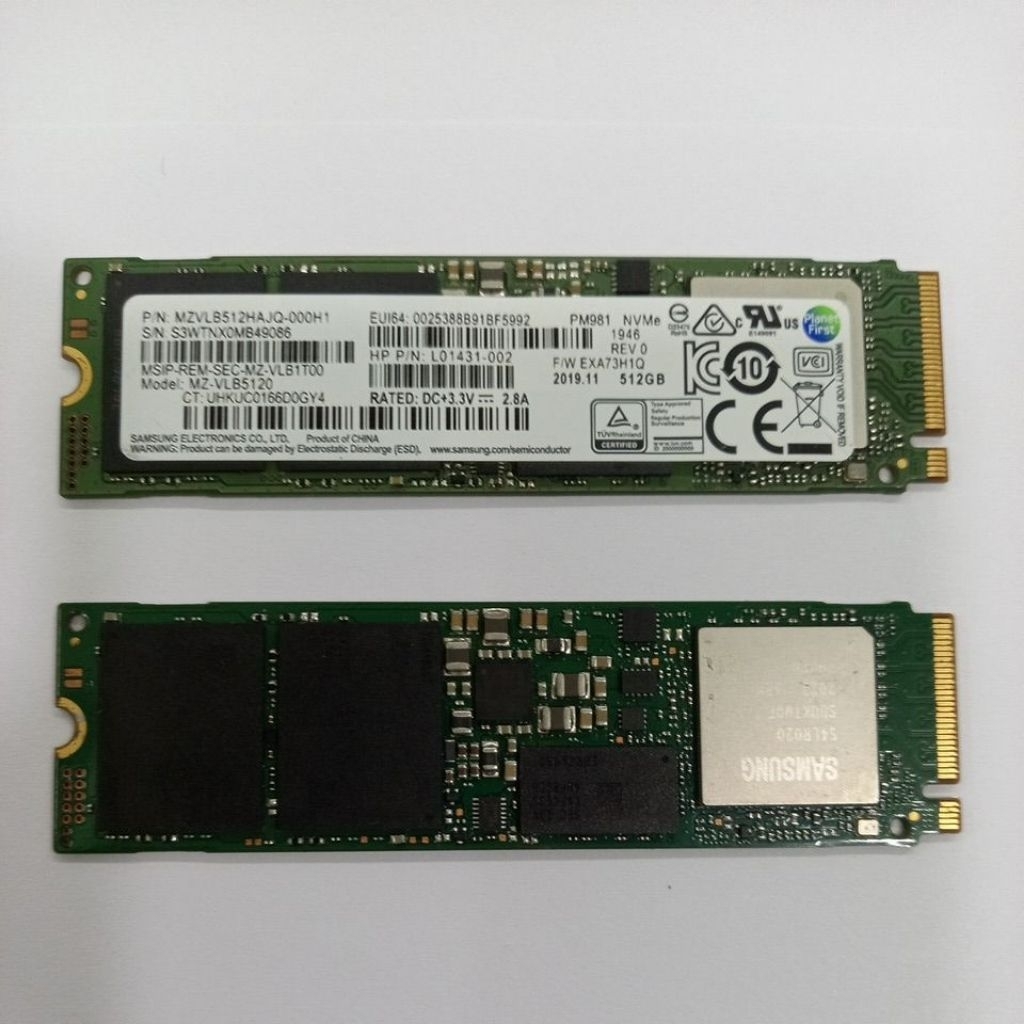 Jual (SSD NVMe 512GB) SENTINEL 100% merek samsung,skhynix,intel,,wd ...