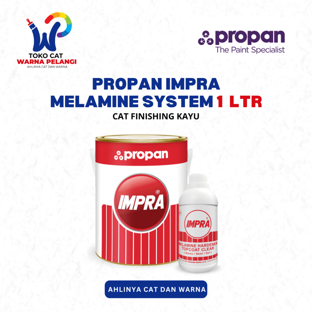 Jual PROPAN IMPRA MELAMINE SYSTEM 1 LTR | CAT BAHAN FINISHING KAYU 1 ...
