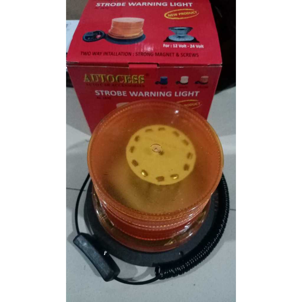 Jual lampu led lampu rotari orange 2 mode 90mata 12-24volt | Shopee ...