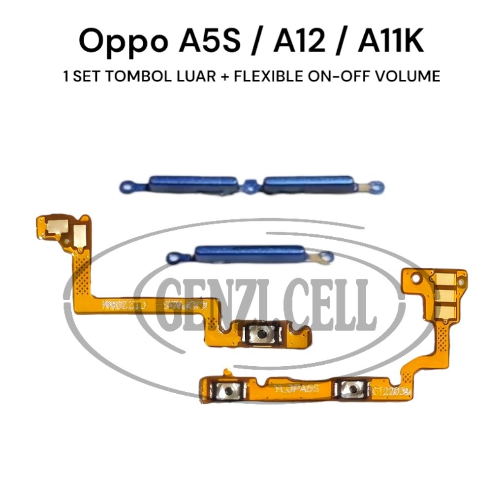 Jual Oppo A5S / A12 2020 / A11K Tombol Luar + Flexible On Off Volume 1 Set | Shopee Indonesia
