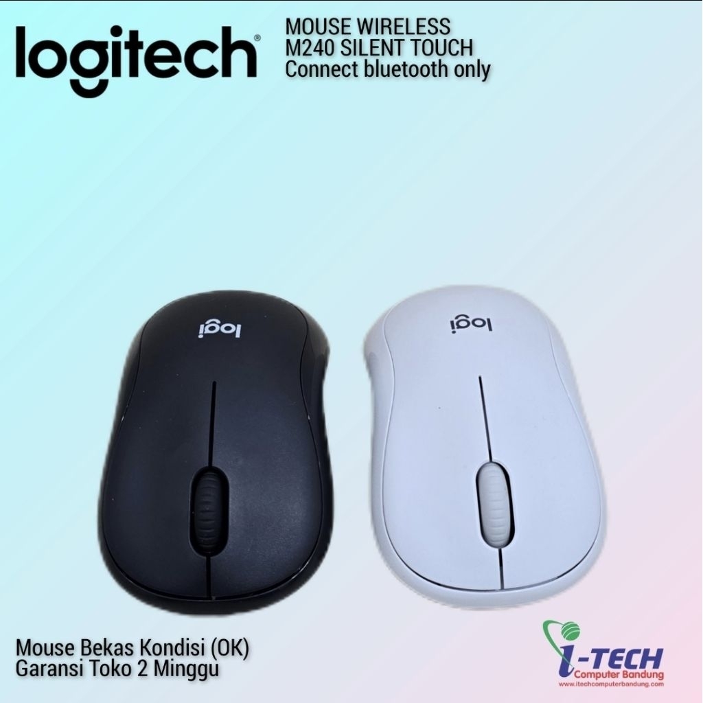Jual MOUSE WIRELESS LOGITECH M240 BLUETOOTH ONLY | Shopee Indonesia