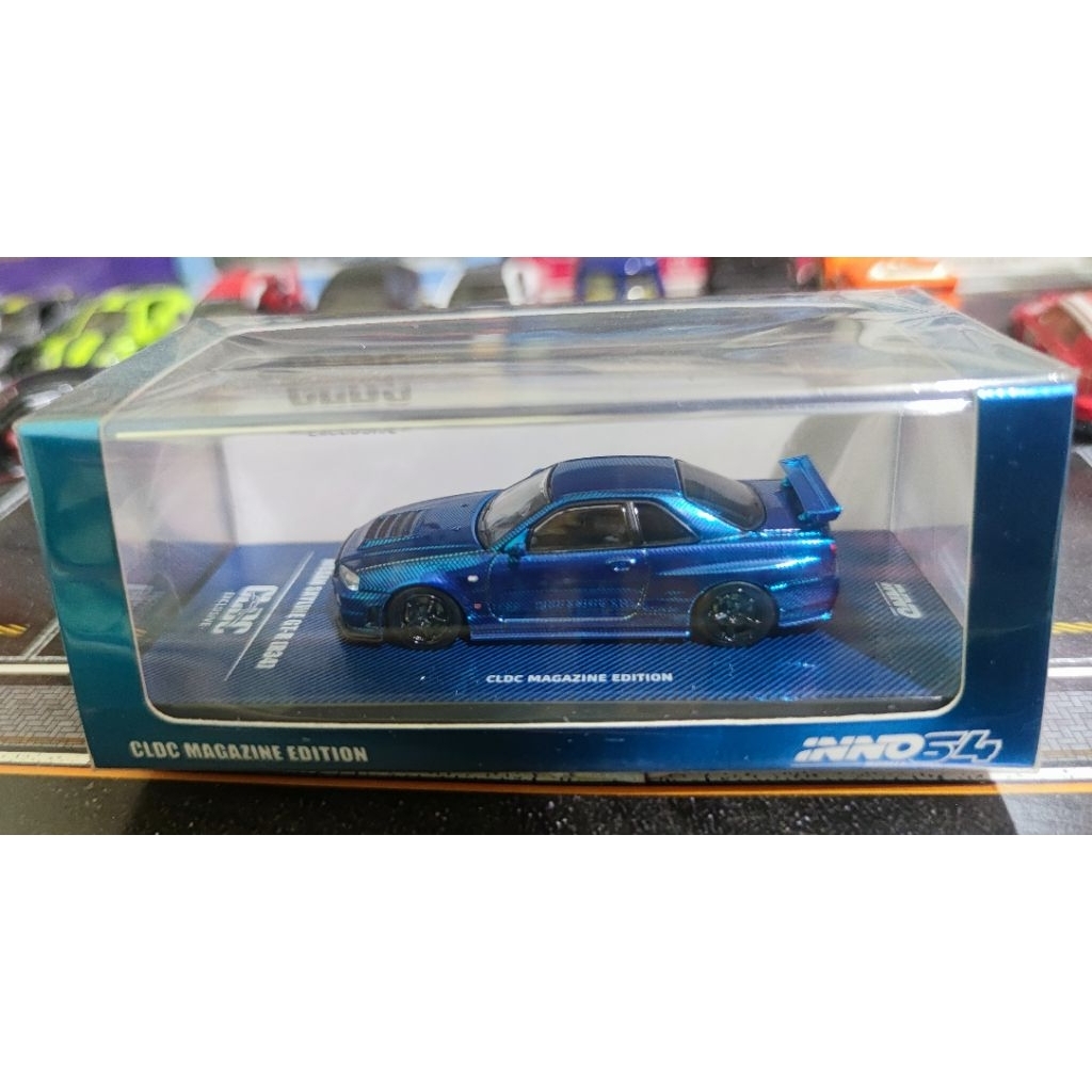 Jual INNO64 CLDC MAGAZINE EDITION NISSAN SKYLINE GT-R (R34) | Shopee ...