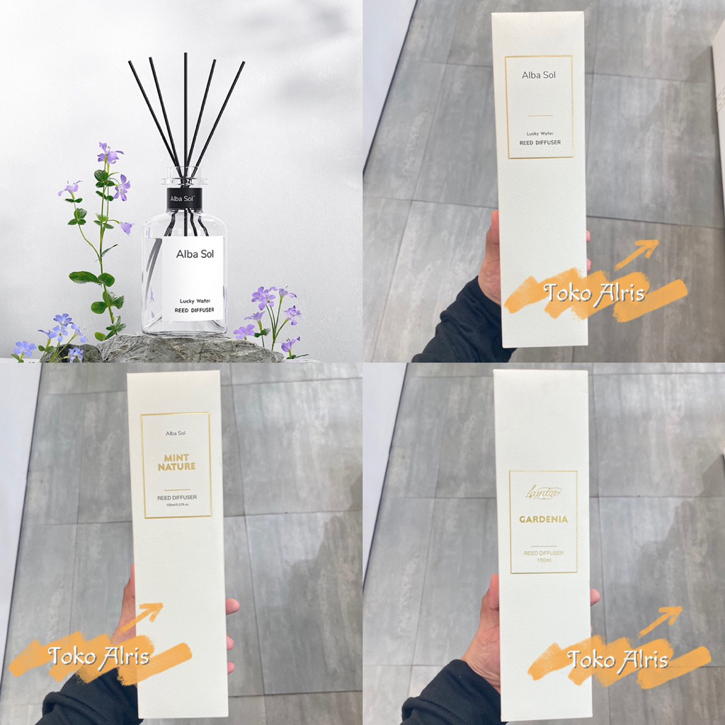 Jual Alba Sol Reed Diffuser / Levandale Honey Flowers / Gardenia/ Mint ...