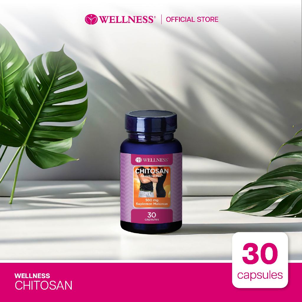 Jual Wellness Chitosan 500mg - 30 Capsules | Shopee Indonesia