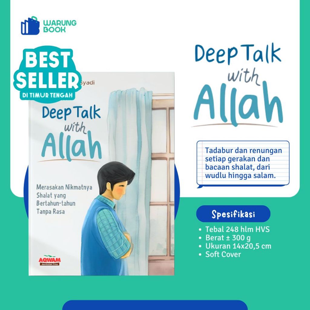 Jual Aqwam buku islami motivasi islam Deep Talk With Allah best seller ...