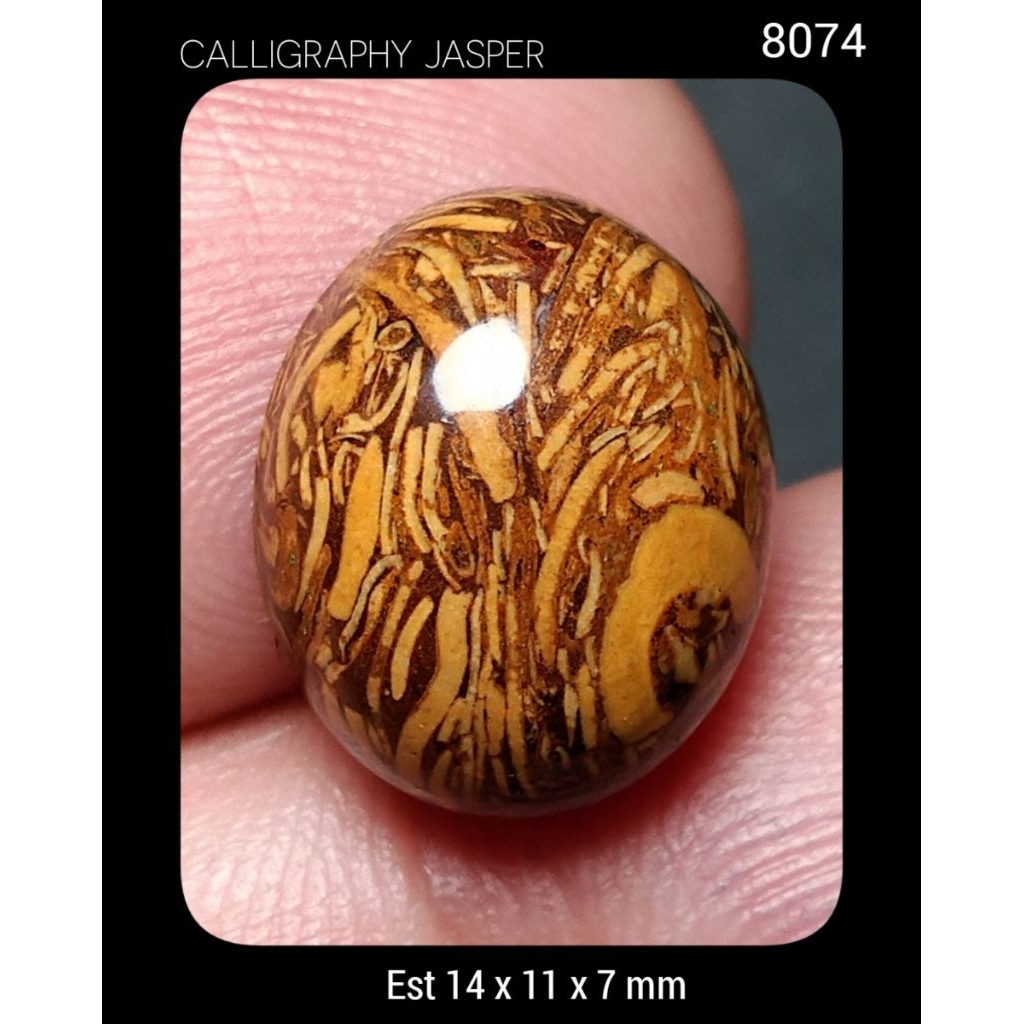Jual 8074 Batu Calligraphy Jasper | Shopee Indonesia