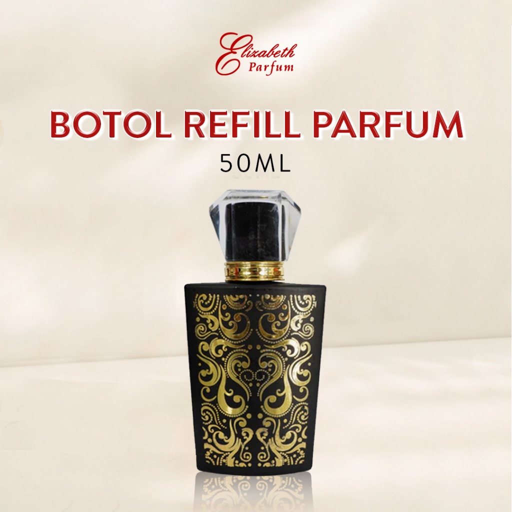 Jual Botol Refill Parfum 50ml/ Botol Isi Ulang (Casa batik Hitam 50ml ...