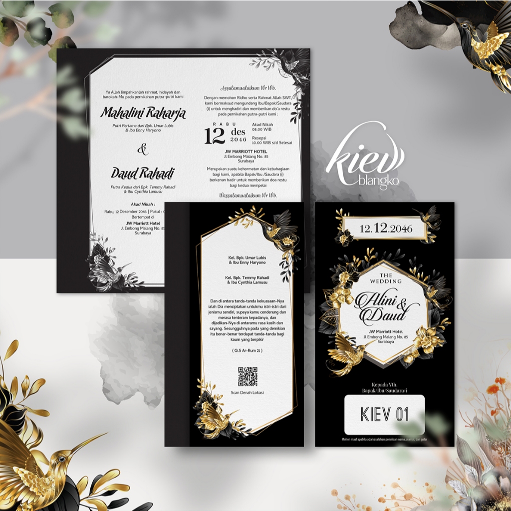 Jual Kiev 01 - 06 Blangko Undangan | Blangko Undangan | Blangko Undangan Murah | Free File ...