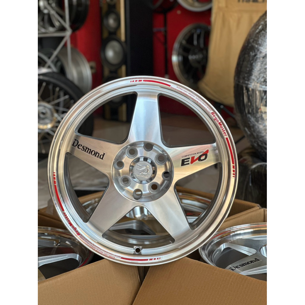 Jual Velg Evo Regamaster Desmond R16 Pcd 4x100/114 Kondisi Baru ...