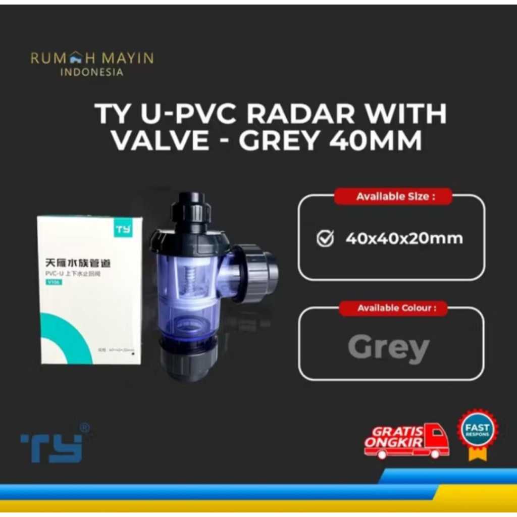 Jual TY U-PVC Radar with Valve - Grey 40mm | Shopee Indonesia