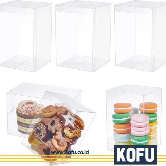 Jual 10x10x14 Kotak Mika Transparan / Box Mika Bening / Mika boxes ...