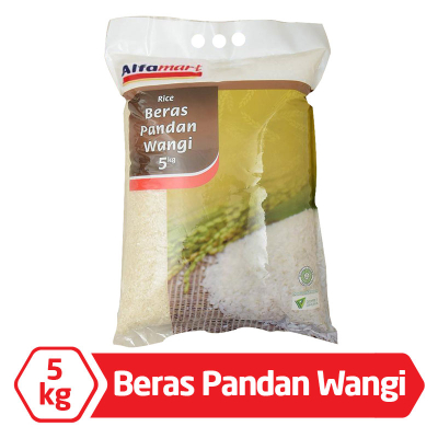 Jual Beras Alfamart Pandan Wangi: Quality Rice from Alfamart 5kg ...