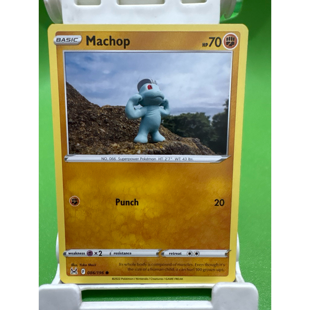 Jual kartu pokemon original common machop 086/196 | Shopee Indonesia